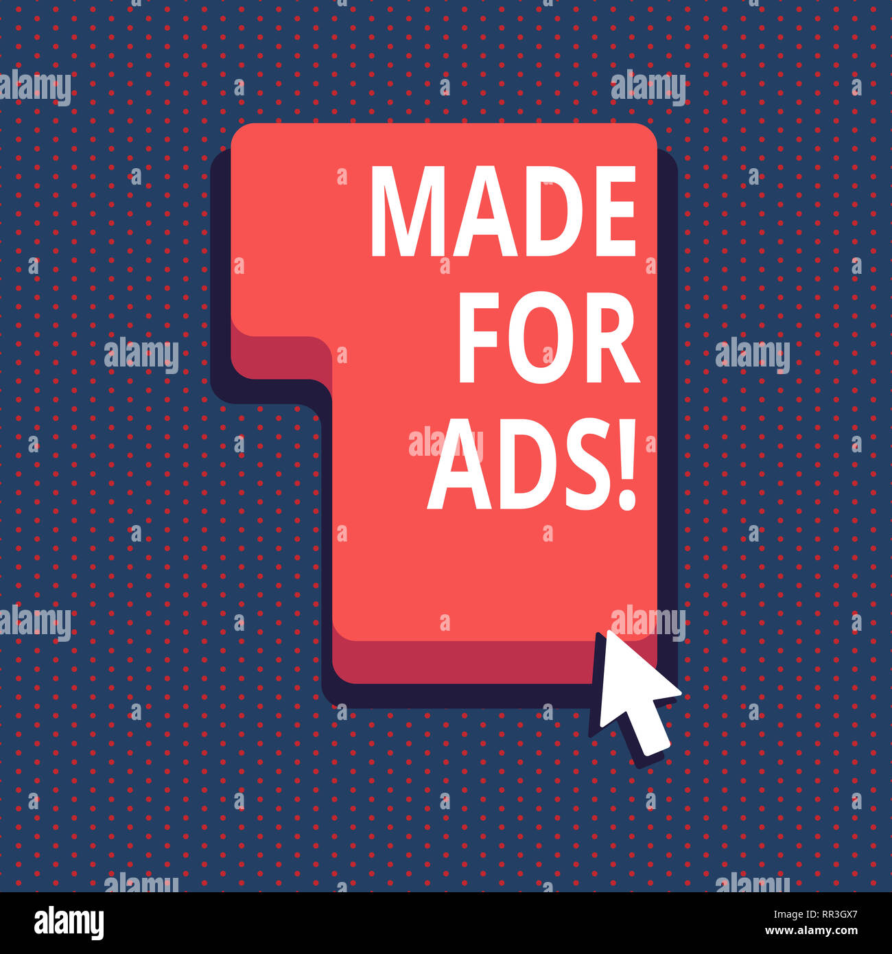 Handwriting text Made For Ads. Concept meaning Marketing strategies ...