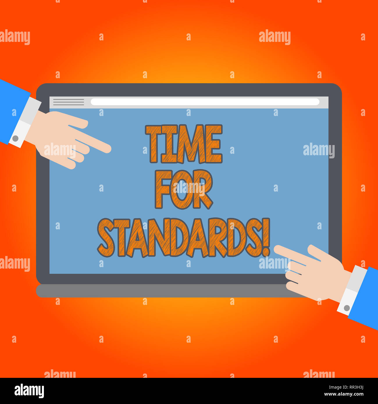 Office adjusting hands on clock hi-res stock photography and images - Alamy