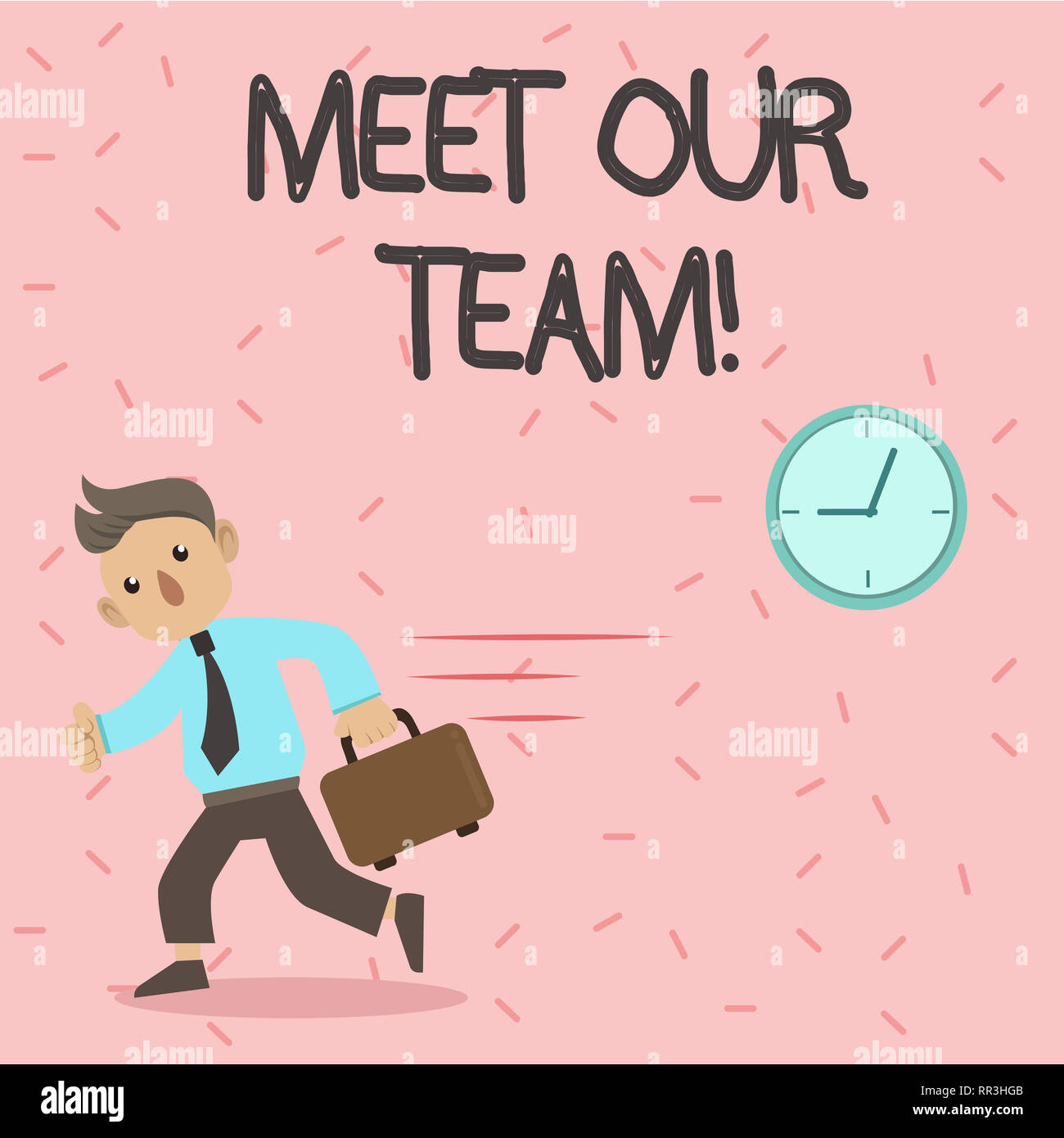 Text sign showing Meet Our Team. Conceptual photo Presentation of a ...