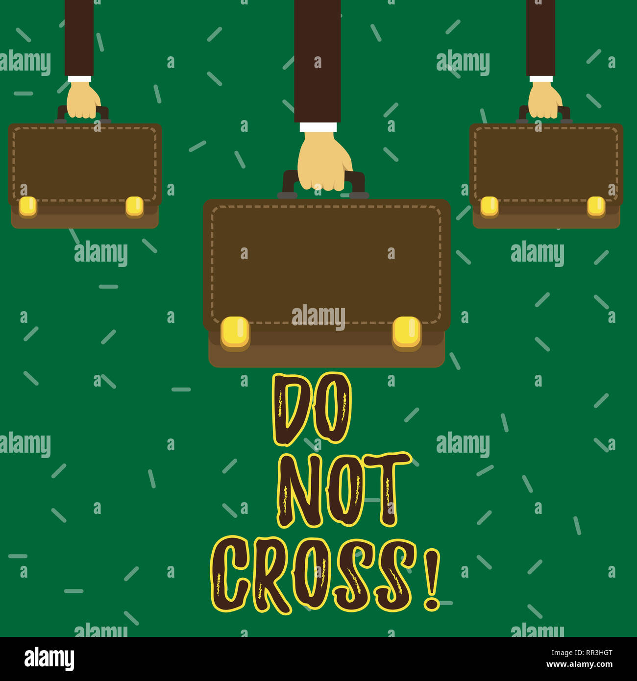 Conceptual hand writing showing Do Not Cross. Business photo showcasing Crossing is forbidden ...
