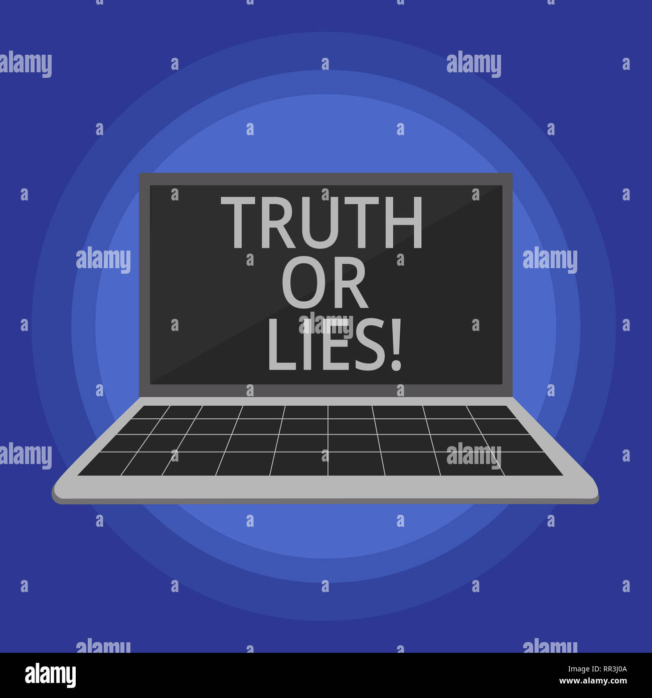 Text sign showing Truth Or Lies. Conceptual photo Decide between a fact ...