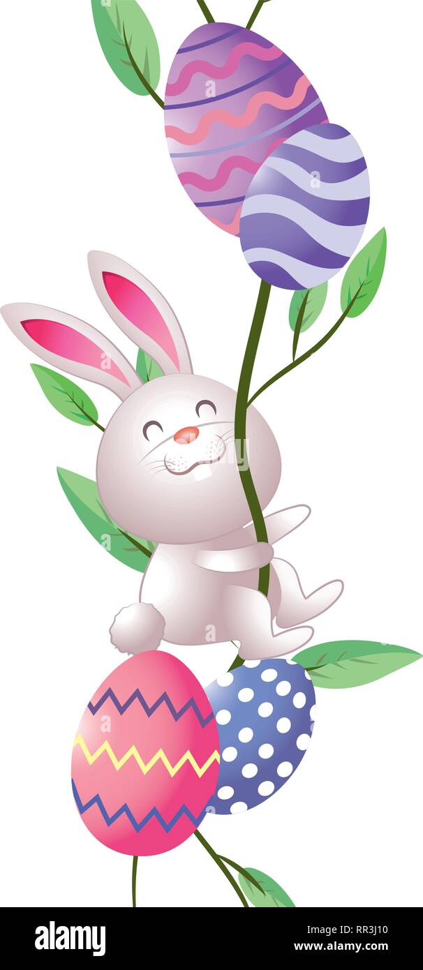 easter rabbit cartoon Stock Vector Image & Art - Alamy