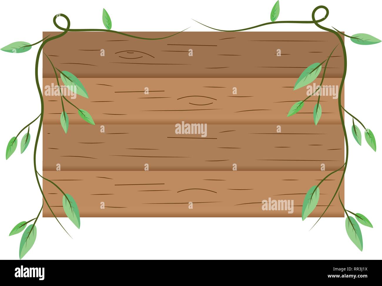 wooden sign cartoon Stock Vector Image & Art - Alamy