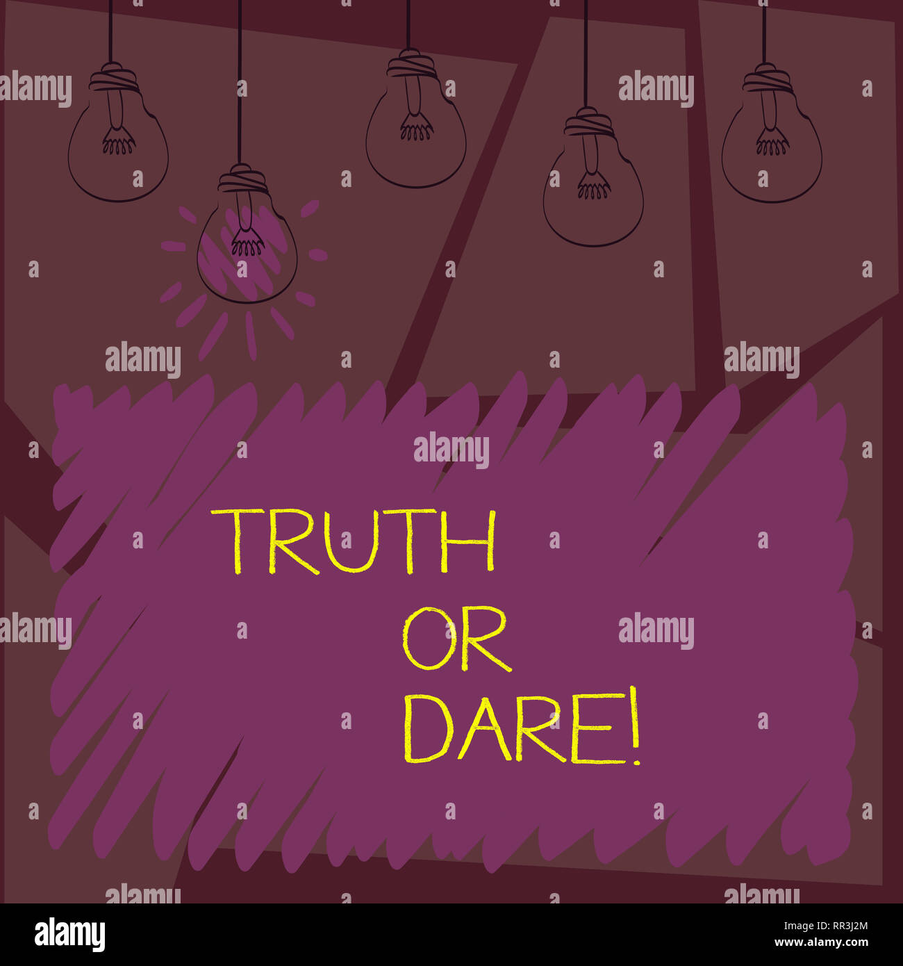 Writing note showingTruth Or Dare. Business photo showcasing Tell the ...