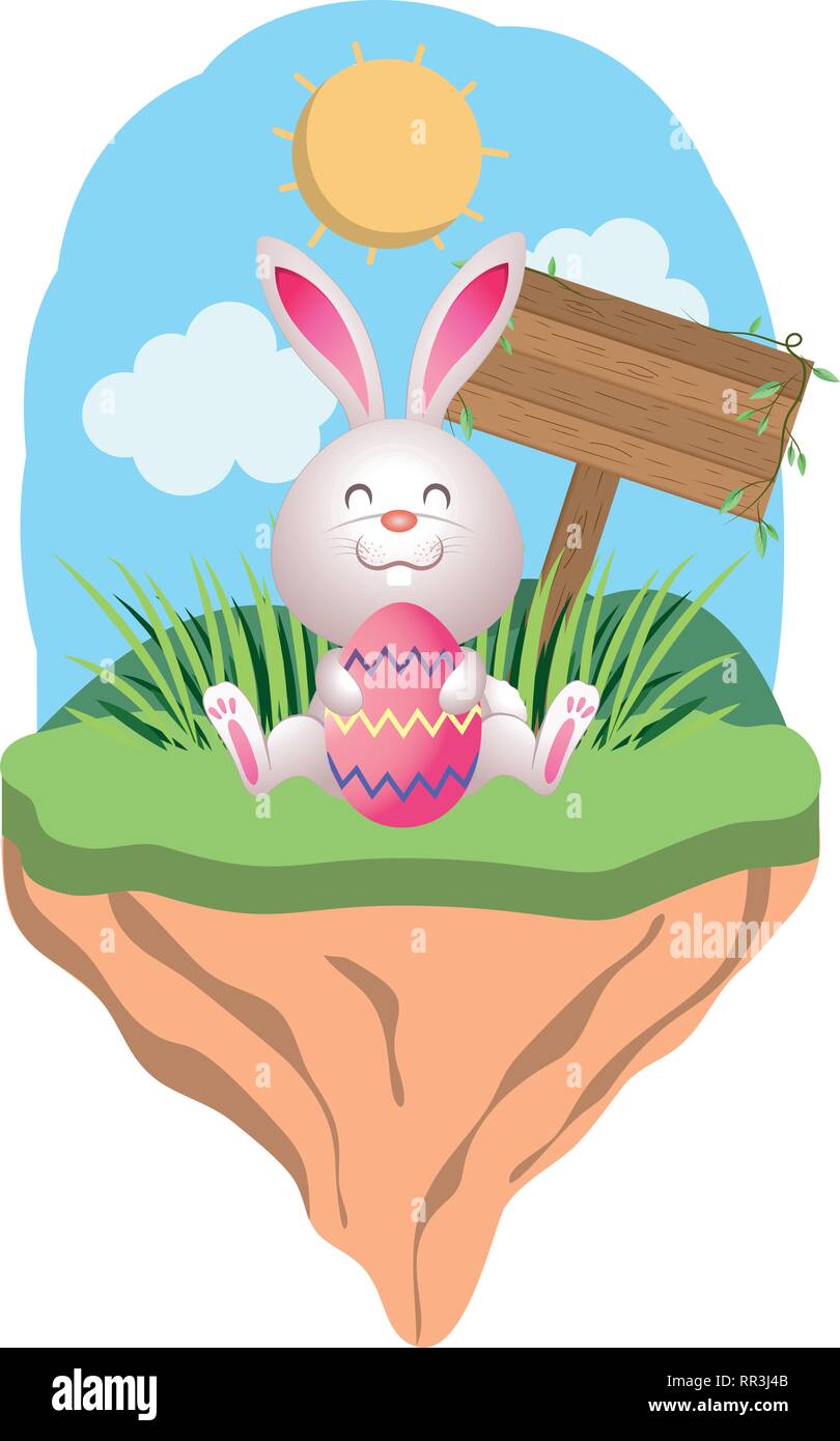 easter rabbit cartoon Stock Vector Image & Art - Alamy