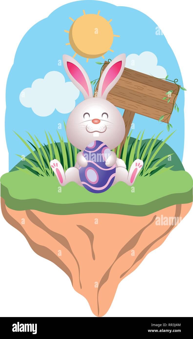 easter rabbit cartoon Stock Vector Image & Art - Alamy