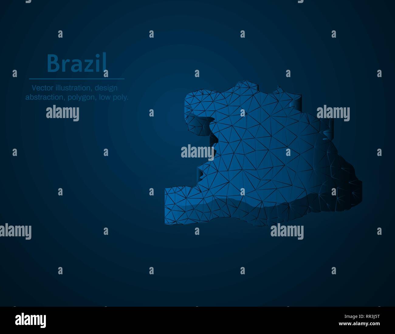 Brazil map outline stars hi-res stock photography and images - Alamy