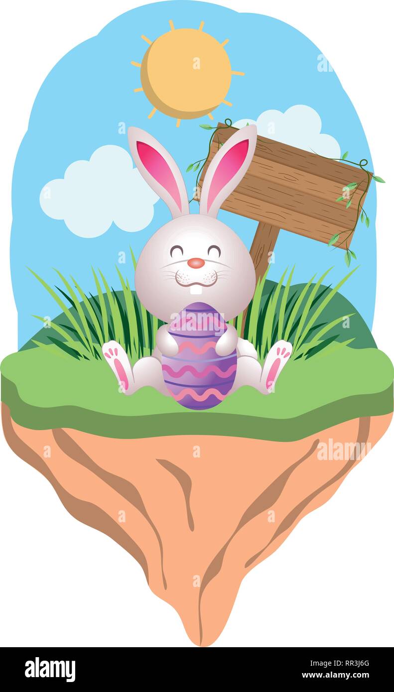easter rabbit cartoon Stock Vector Image & Art - Alamy
