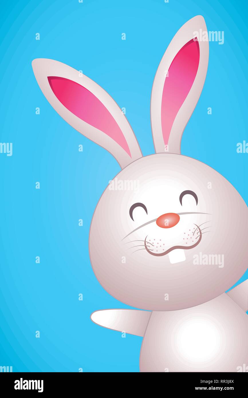 cute rabbit cartoon Stock Vector Image & Art - Alamy
