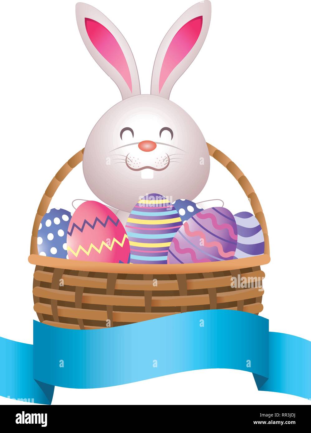easter rabbit cartoon Stock Vector Image & Art - Alamy