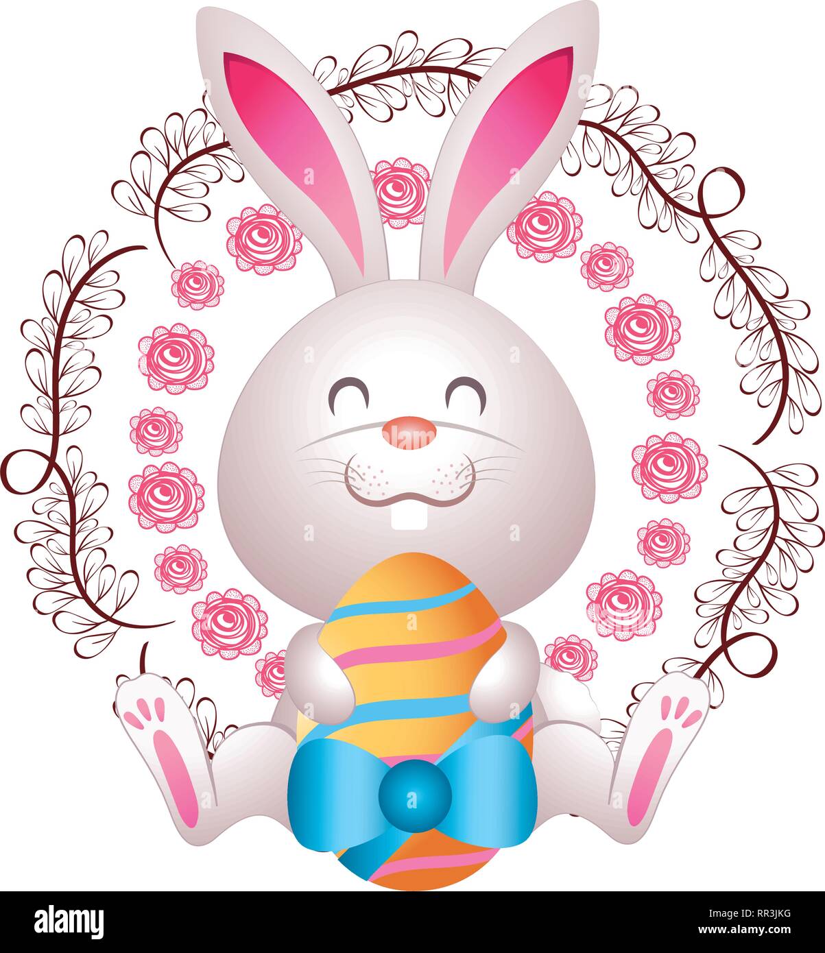 easter rabbit cartoon Stock Vector Image & Art - Alamy