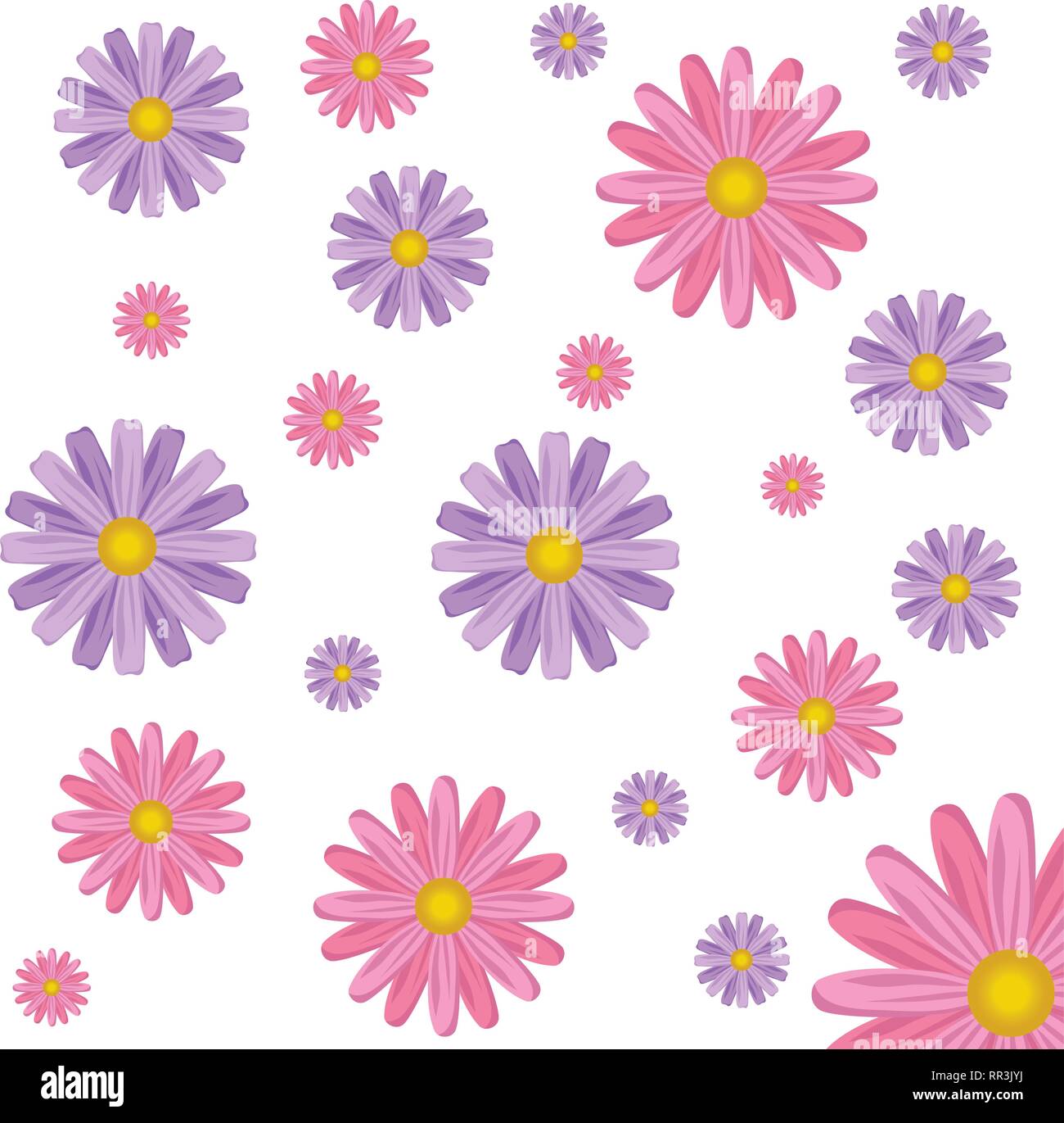 cute flowers cartoon Stock Vector Image & Art - Alamy