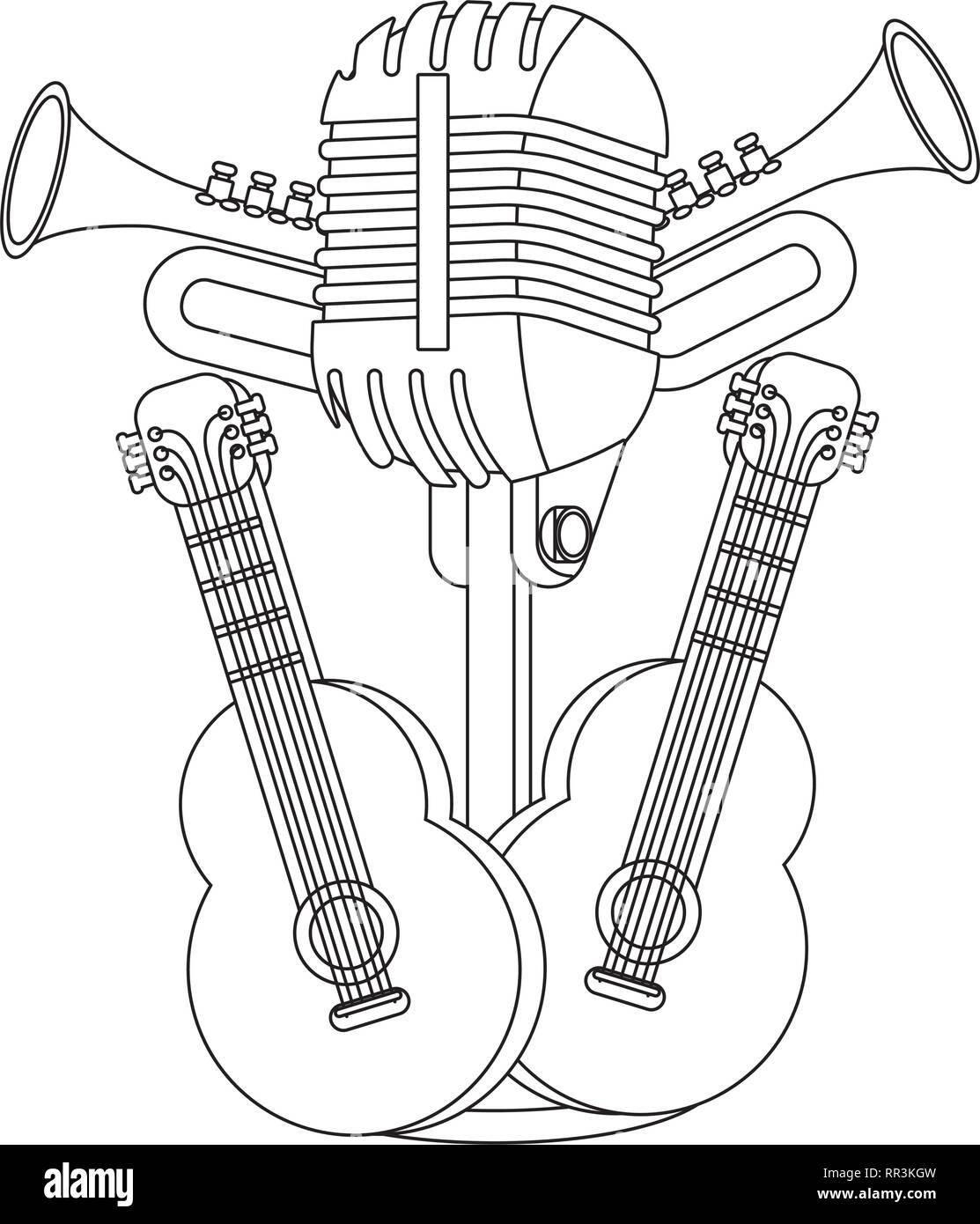 music elements cartoon Stock Vector Image & Art - Alamy