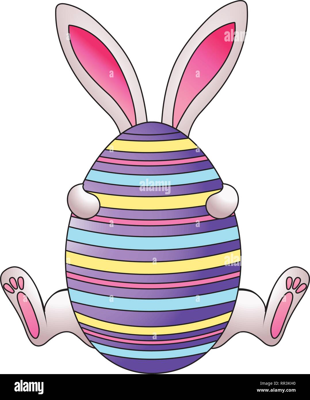easter egg cartoon Stock Vector Image & Art - Alamy