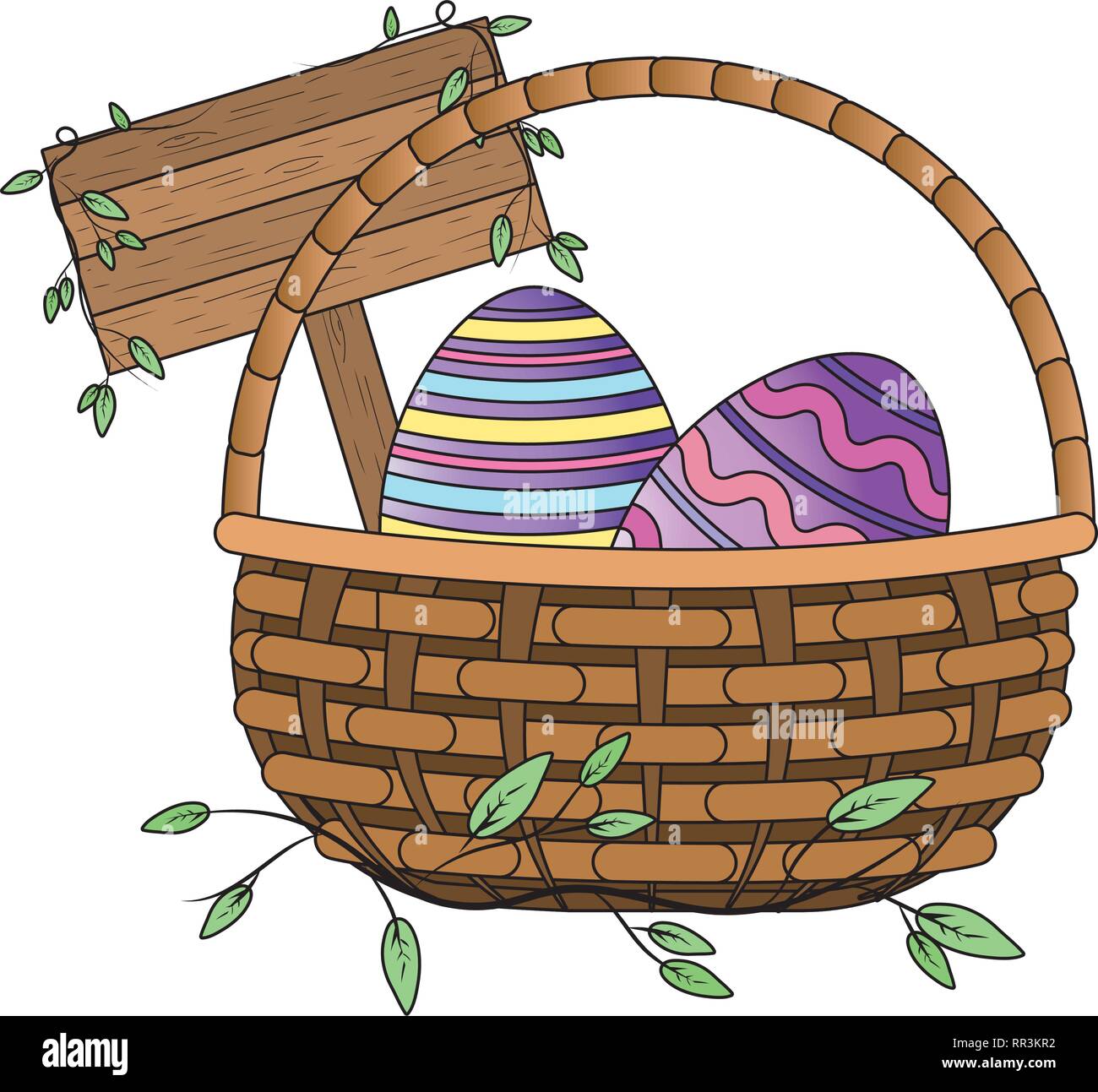 easter eggs cartoon Stock Vector Image & Art - Alamy