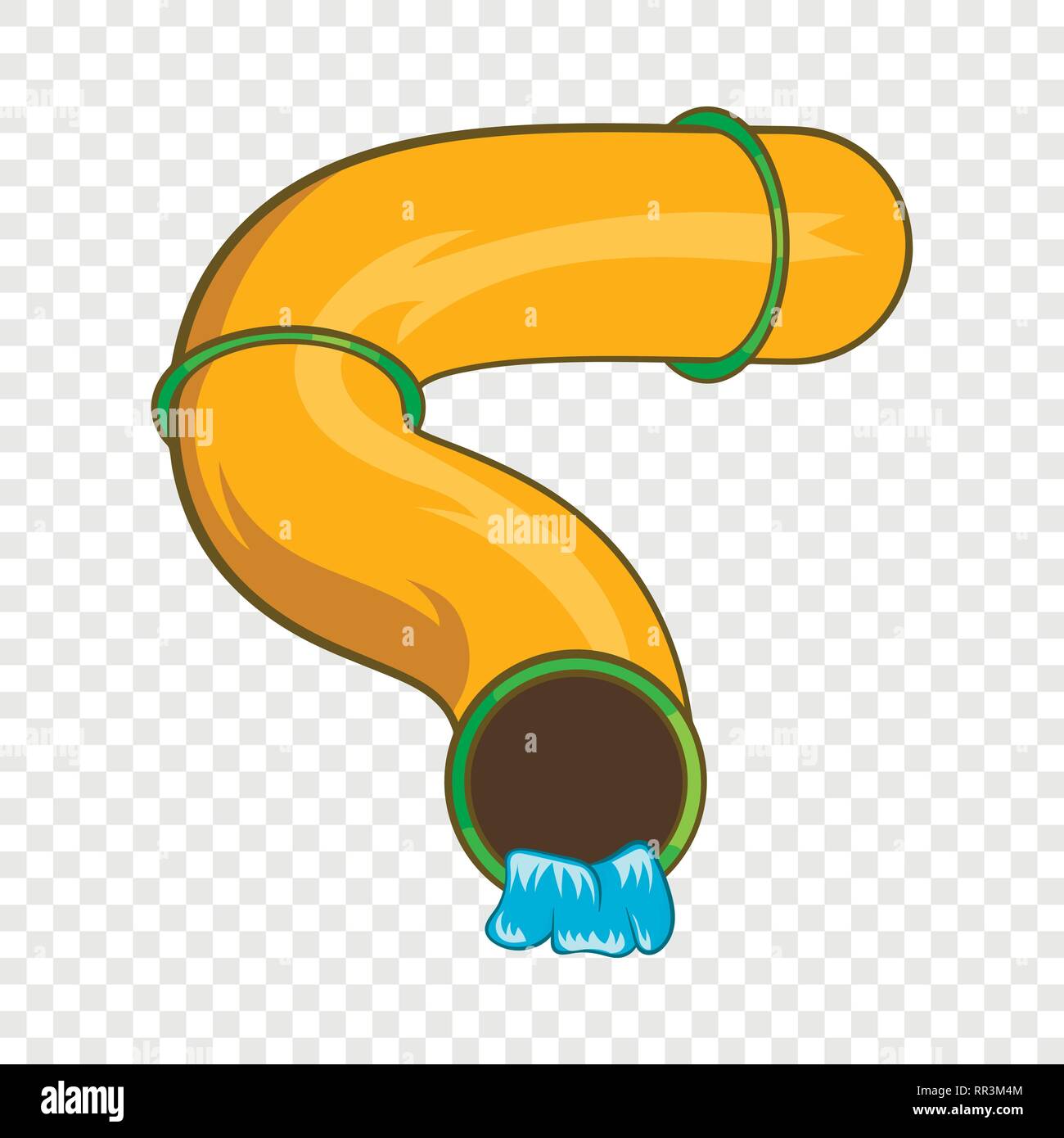 Aquapark slide tube icon, cartoon style Stock Vector Image & Art - Alamy