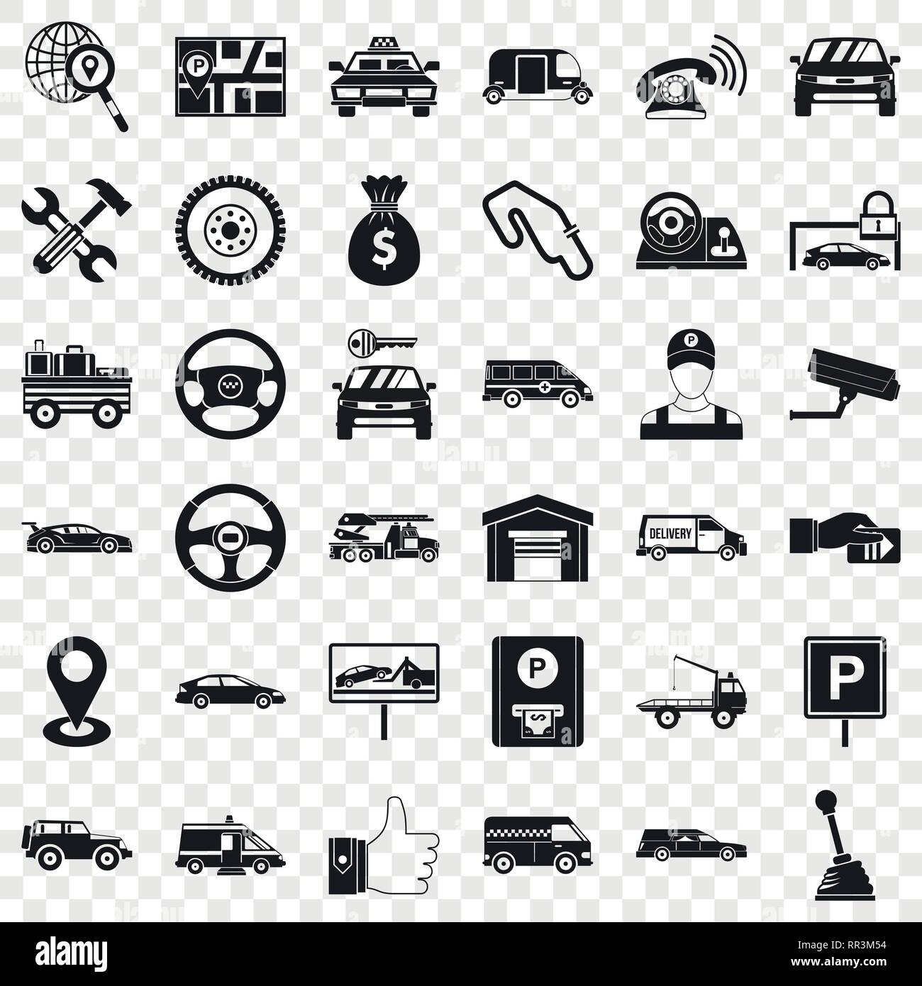 Hand key renting car Stock Vector Images - Alamy