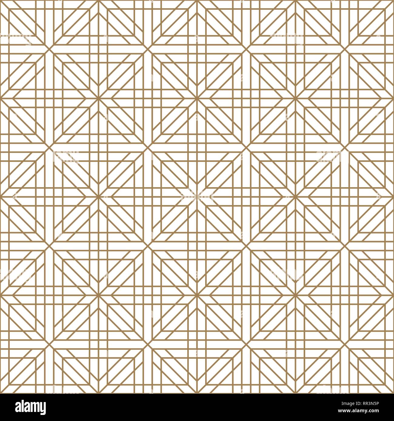 Seamless Geometric Pattern Brown