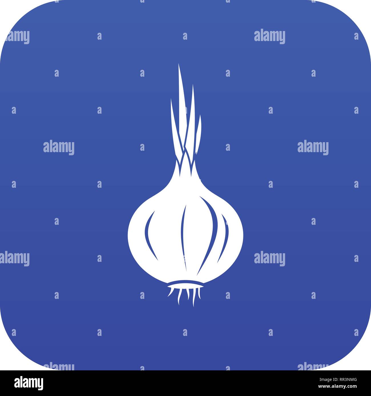 Onion icon digital blue Stock Vector Image & Art - Alamy