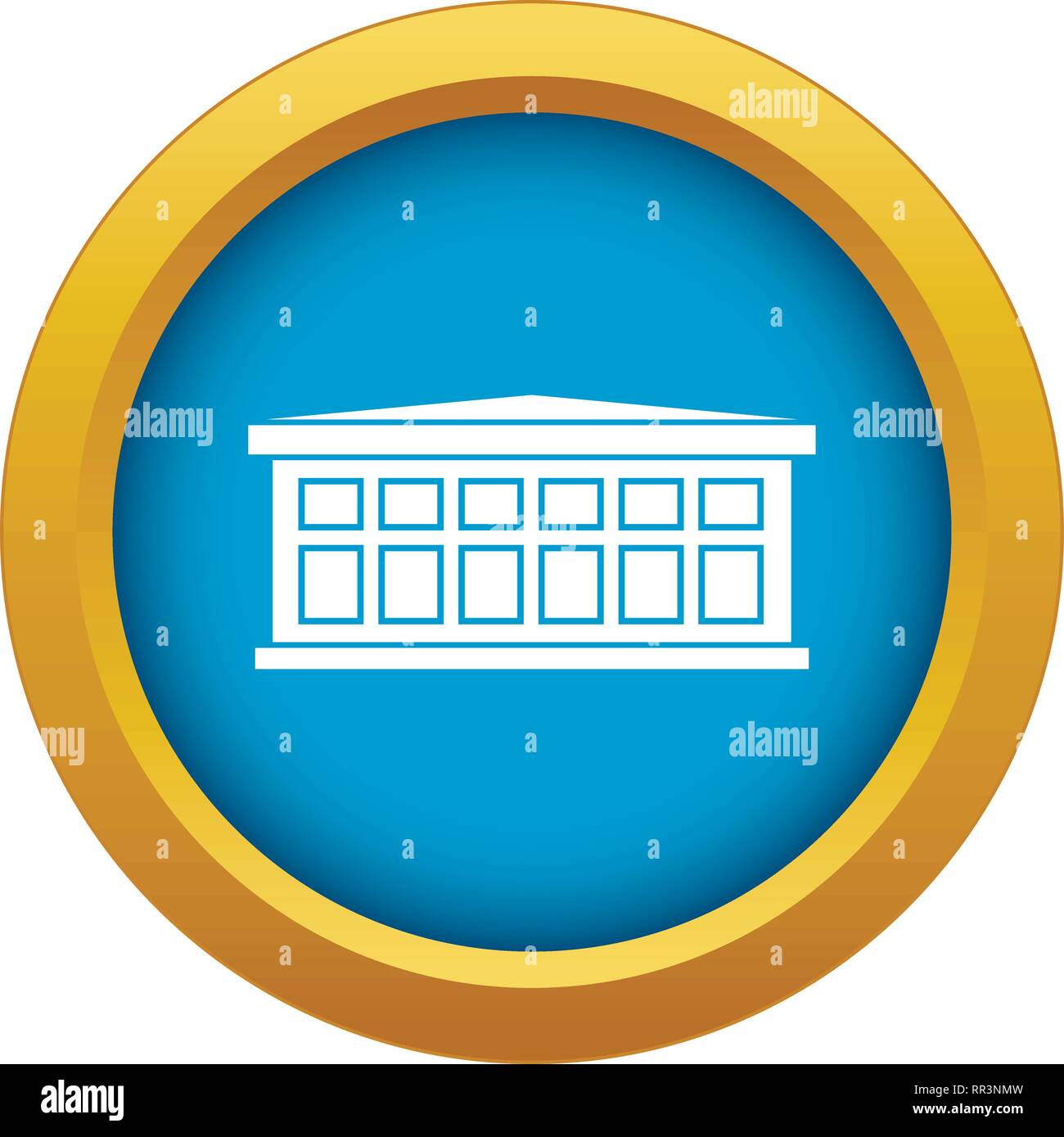 Building icon blue vector isolated Stock Vector Image & Art - Alamy