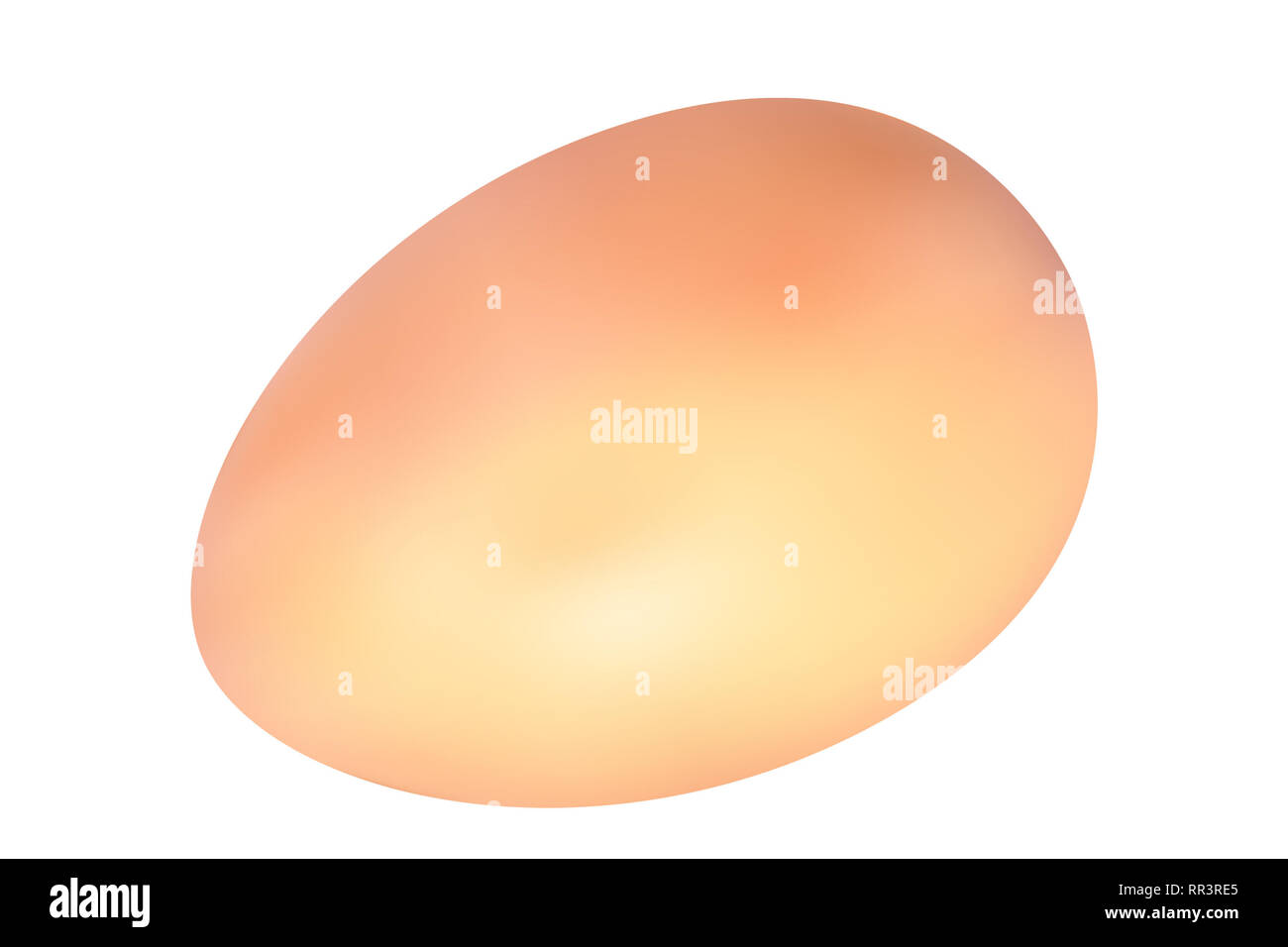 illustration of yellow chicken egg Stock Photo - Alamy