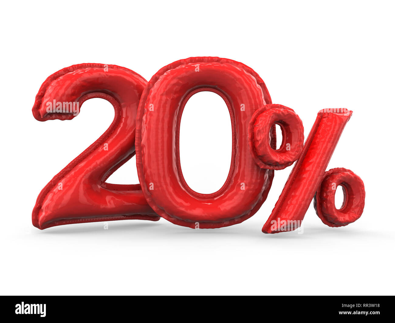 Red twenty percent hi-res stock photography and images - Alamy