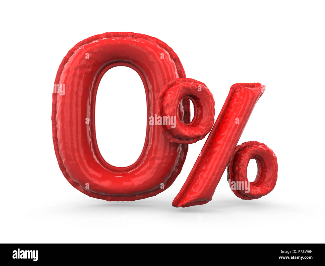 Red zero percent hi-res stock photography and images - Alamy