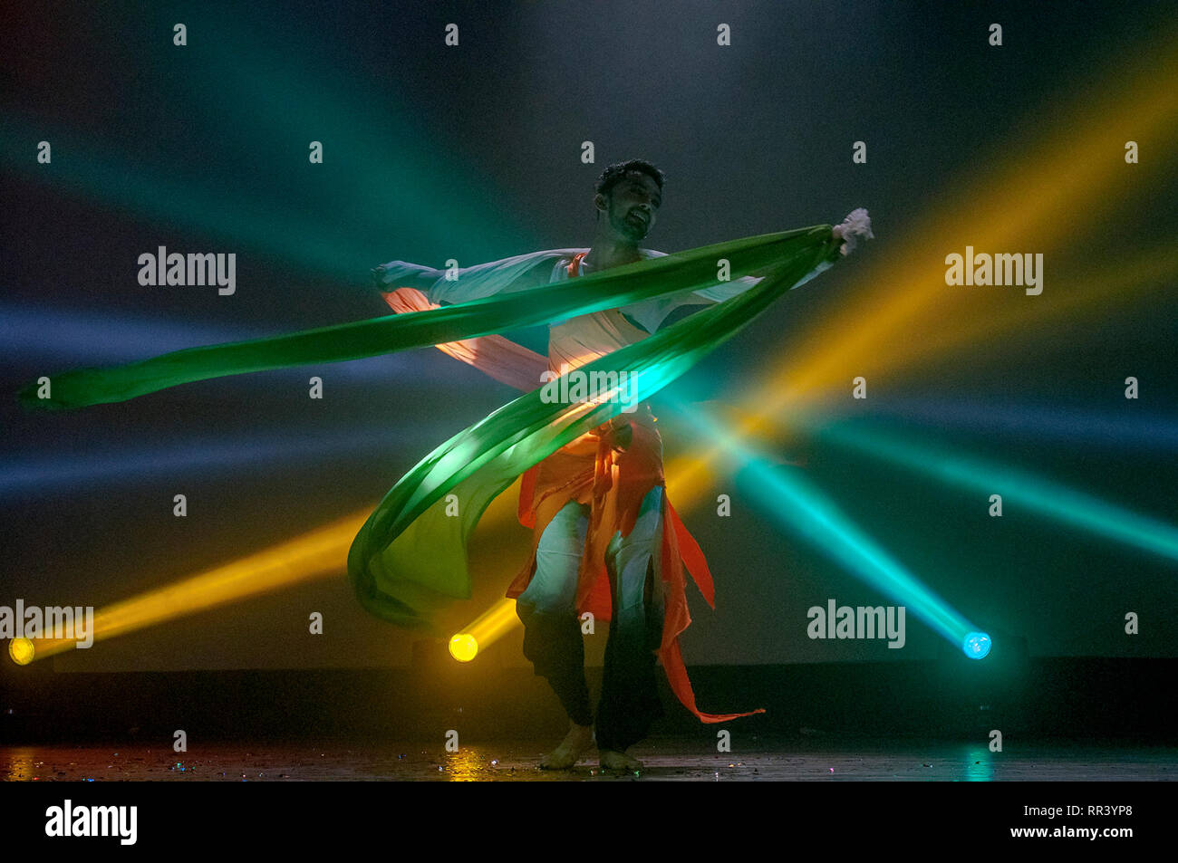 Kolkata, India. 22nd Feb, 2019. Sapphire Creations Dance Company of ...