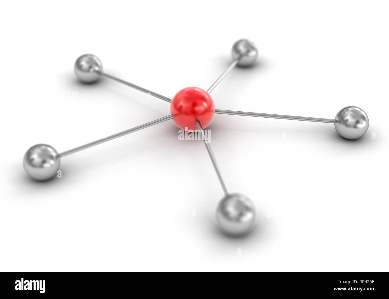 Silver network concept. Image with clipping path Stock Photo - Alamy