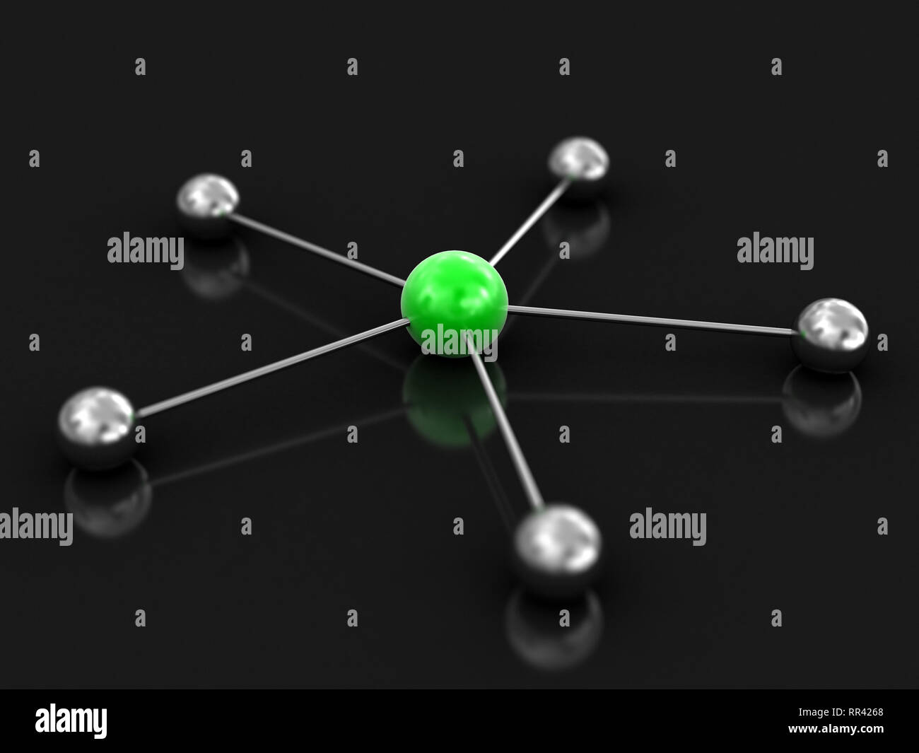 Silver network concept. Image with clipping path Stock Photo - Alamy