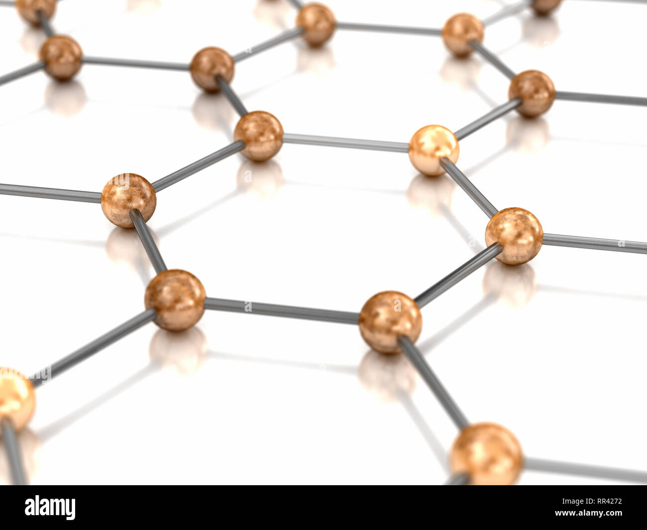 Silver network concept. Image with clipping path Stock Photo - Alamy