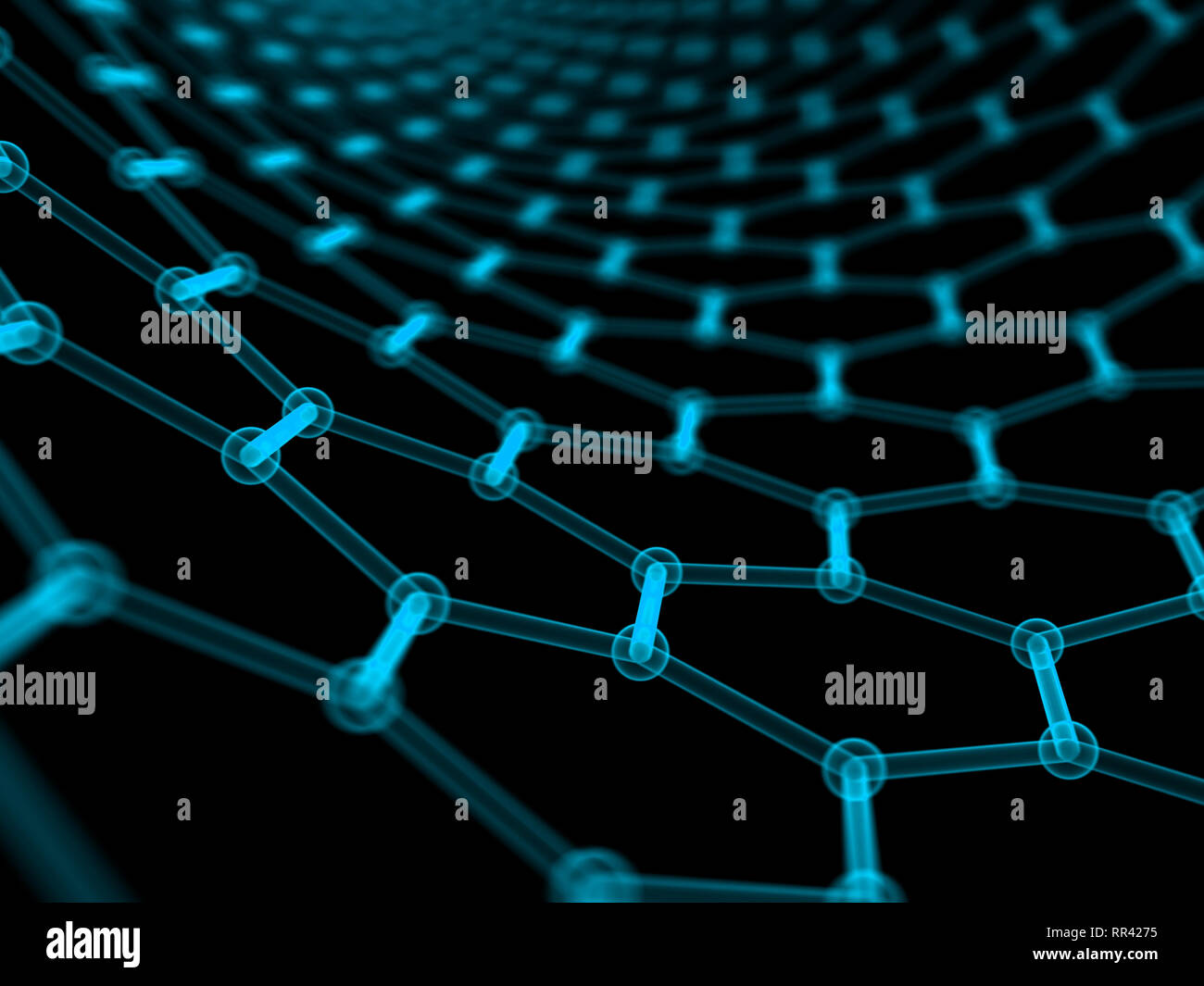 Hexagonal geometric form Stock Photo - Alamy