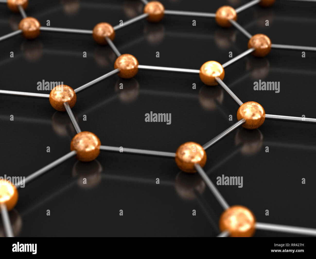 Silver network concept. Image with clipping path Stock Photo - Alamy