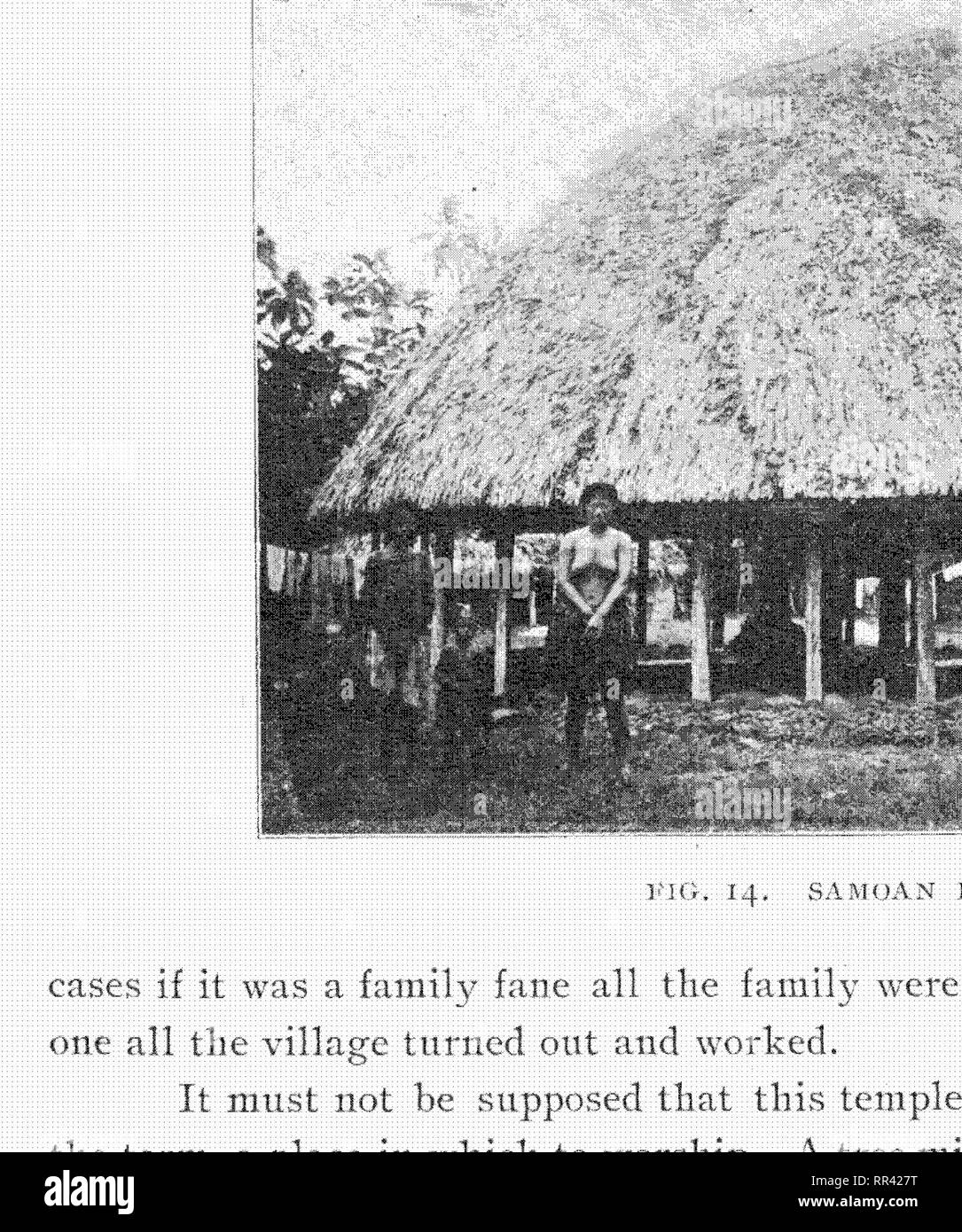 Samoan house Black and White Stock Photos & Images - Alamy