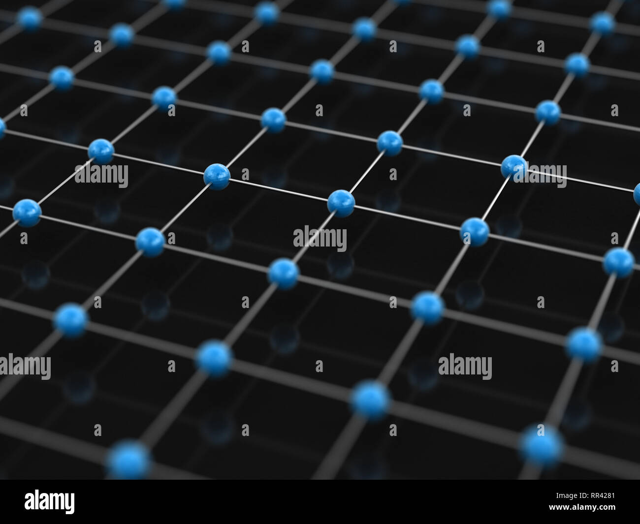 Silver network concept. Image with clipping path Stock Photo - Alamy