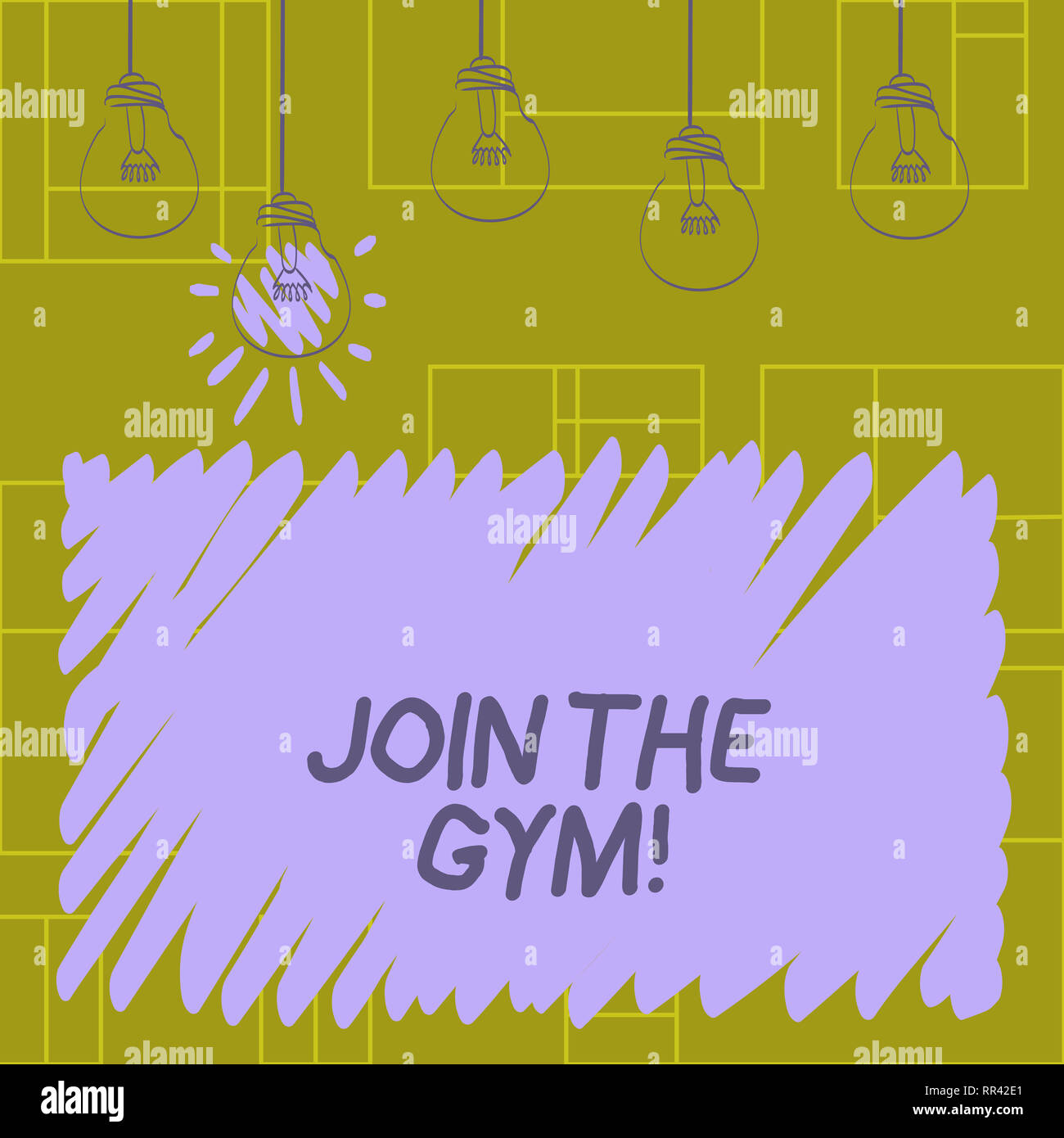 Writing note showing Join The Gym. Business photo showcasing Motivation ...