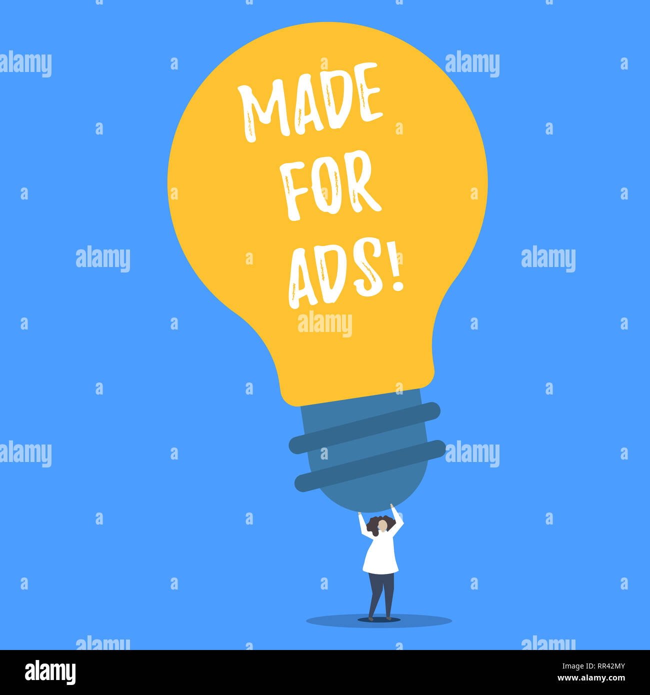 Word writing text Made For Ads. Business concept for Marketing ...