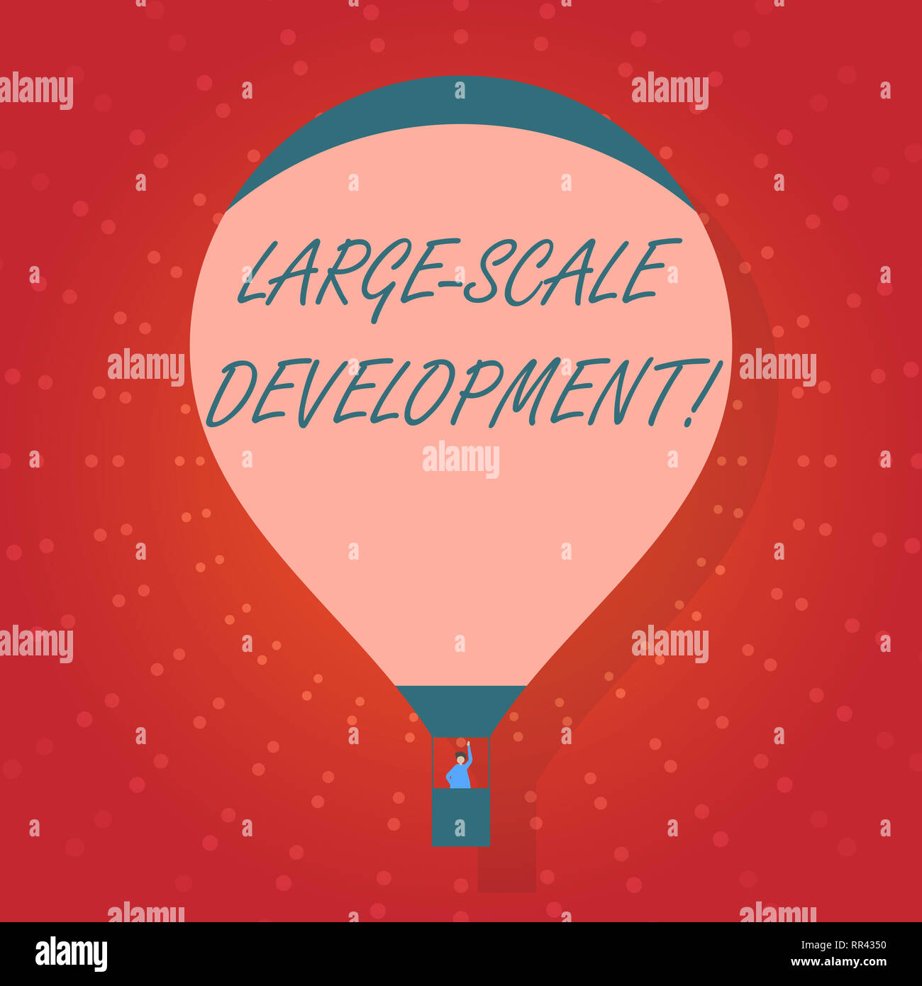 Text sign showing Large Scale Development. Conceptual photo Develop on ...