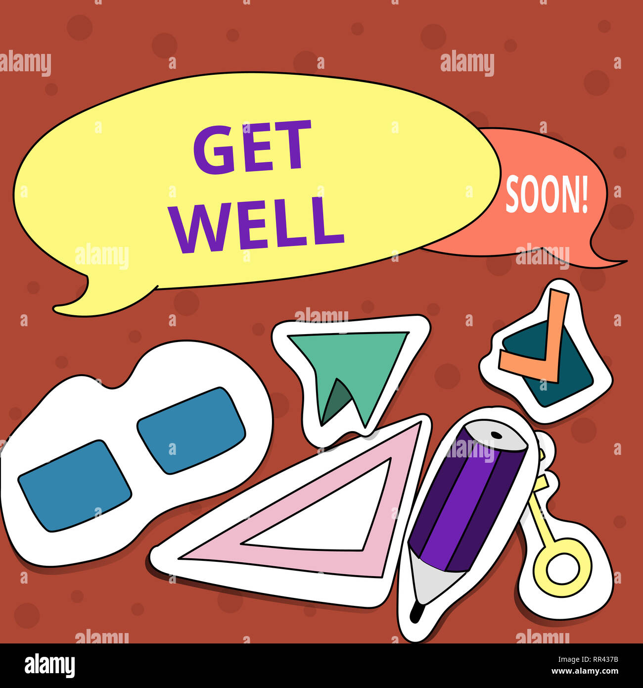 Conceptual hand writing showing Get Well Soon. Business photo text ...