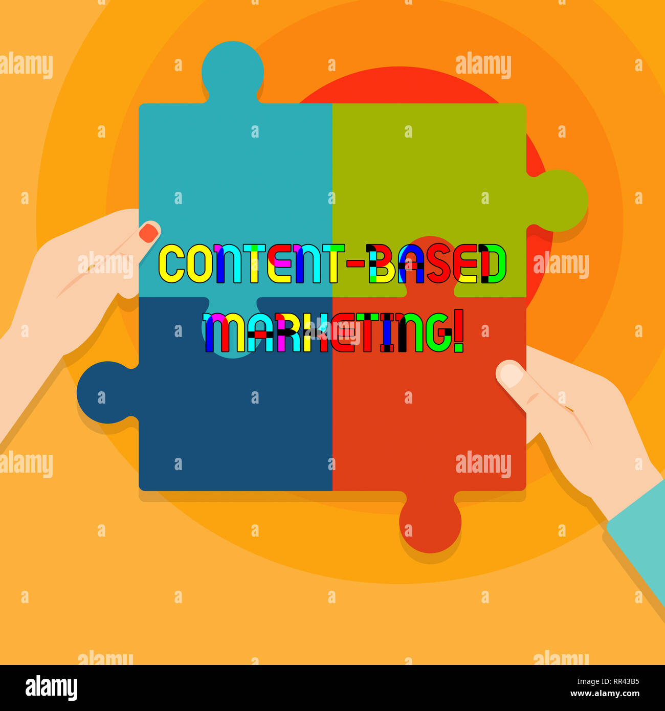 Conceptual hand writing showing Content Based Marketing. Business photo ...