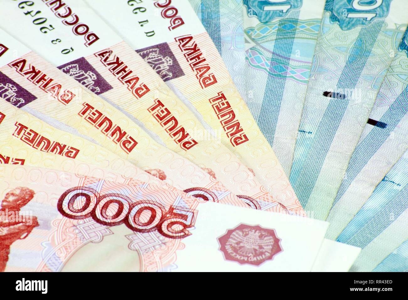 stack of bond 5000 and 1000 Stock Photo - Alamy