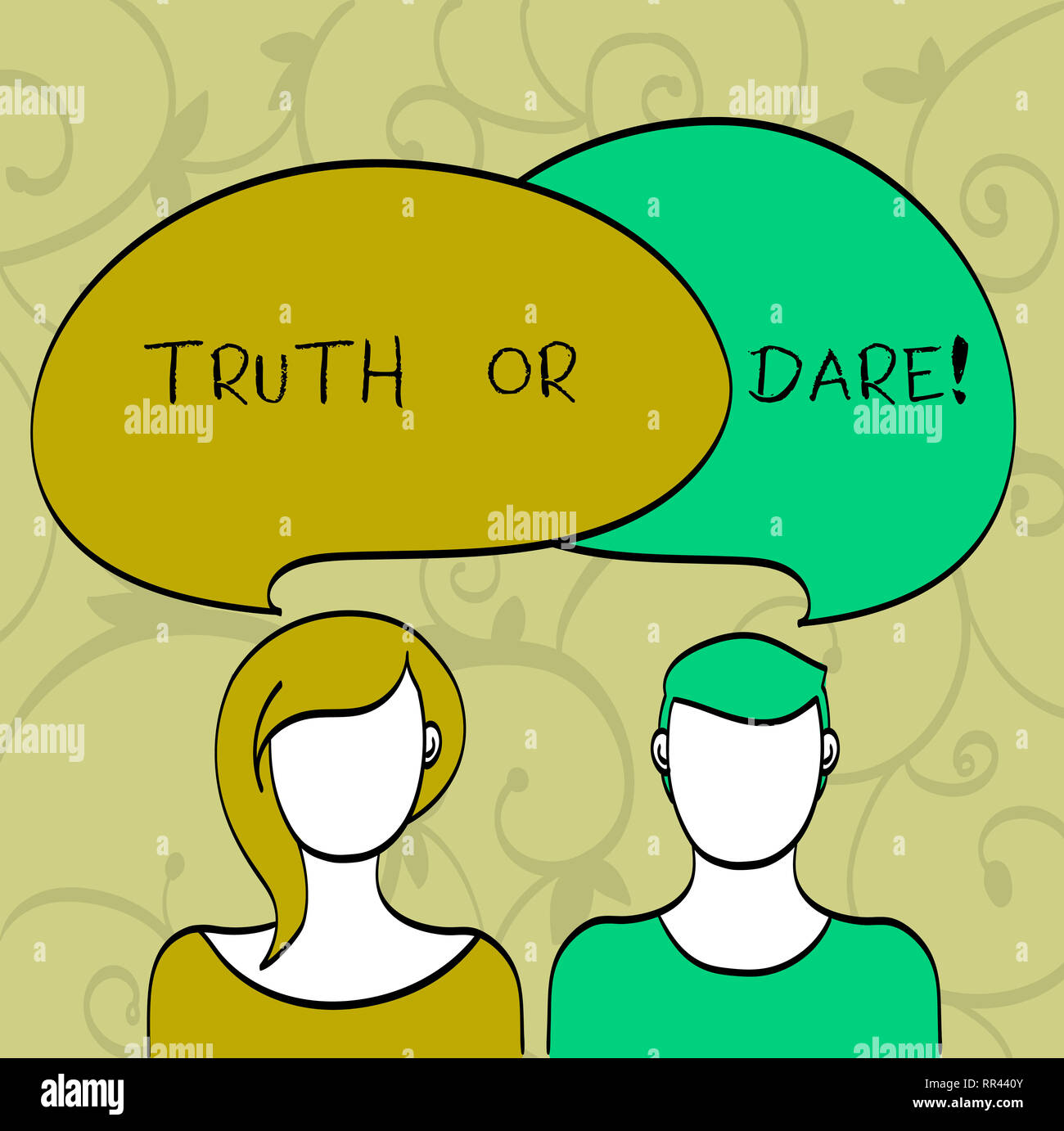 Writing note showingTruth Or Dare. Business photo showcasing Tell the ...