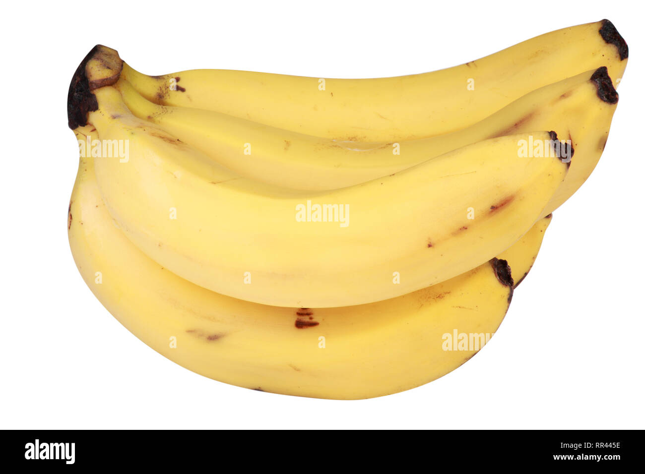 Yellow Banana Isolated Stock Photo - Alamy