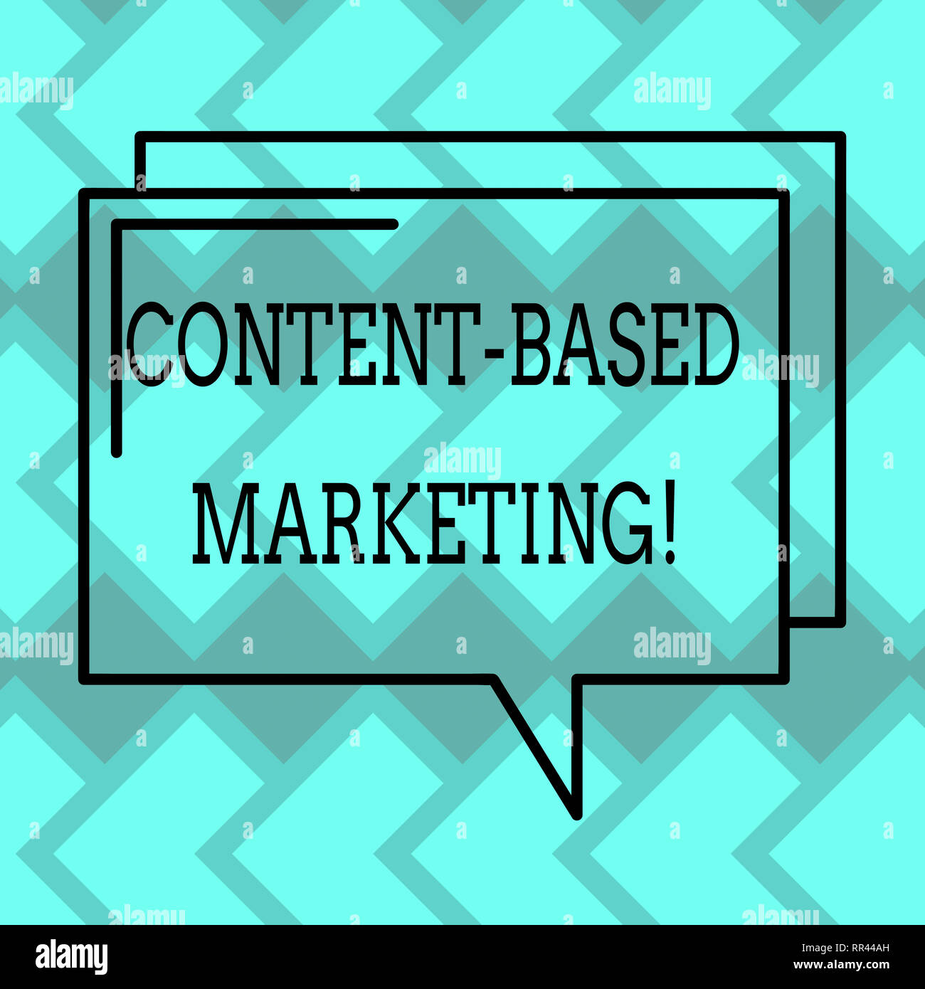 Text sign showing Content Based Marketing. Conceptual photo Advertising ...