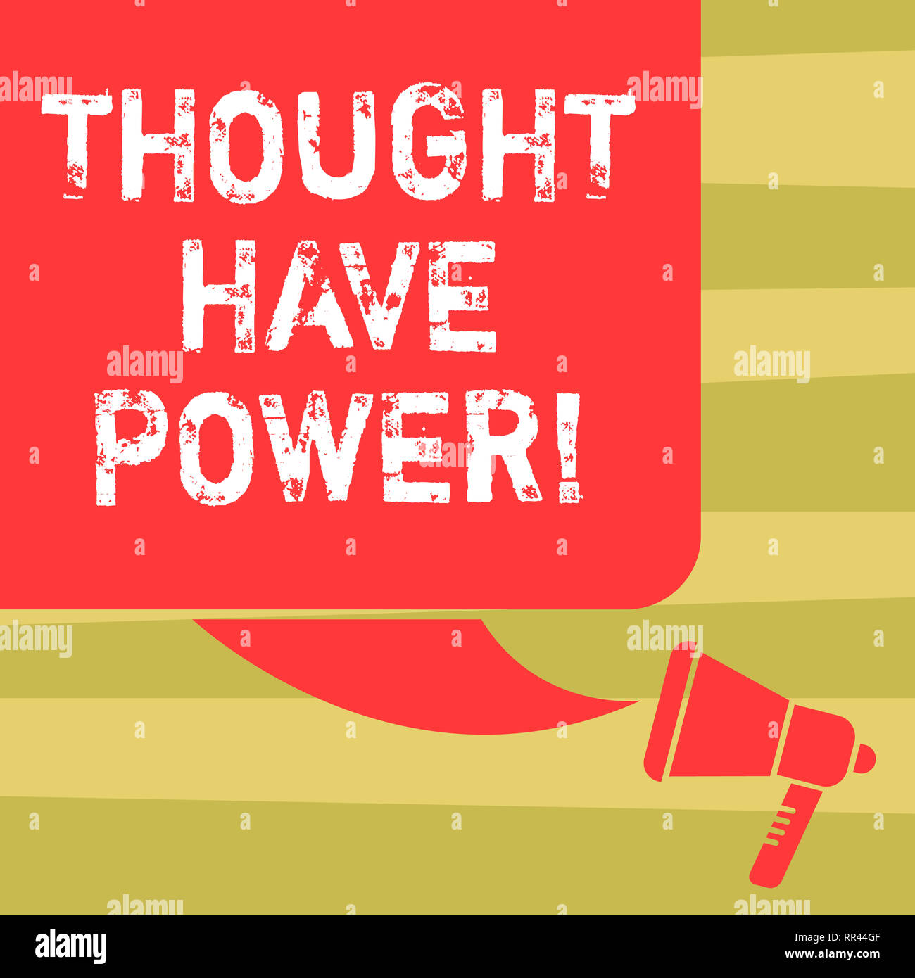Text sign showing Thought Have Power. Conceptual photo Universe which ...