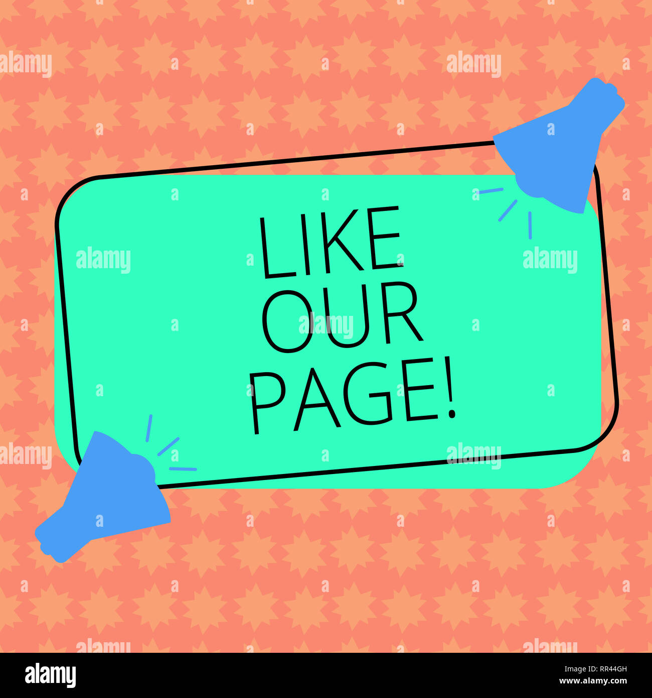 Writing note showingLike Our Page. Business photo showcasing Follow us ...