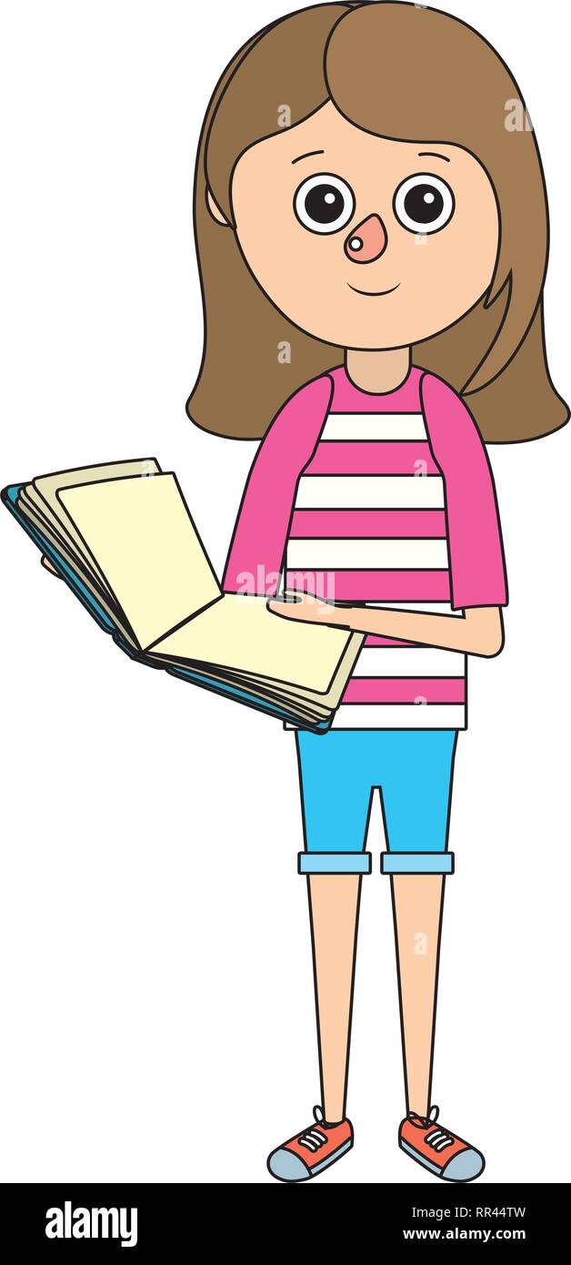 school education girl cartoon Stock Vector Image & Art - Alamy