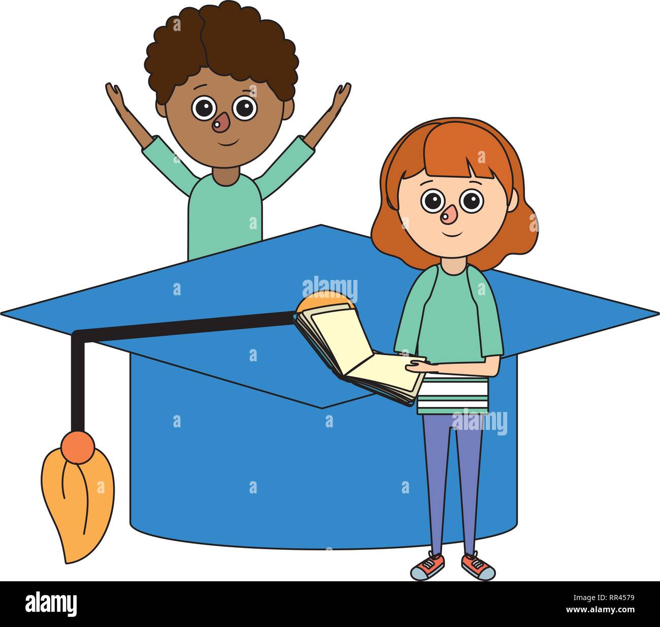 school education children cartoon Stock Vector Image & Art - Alamy