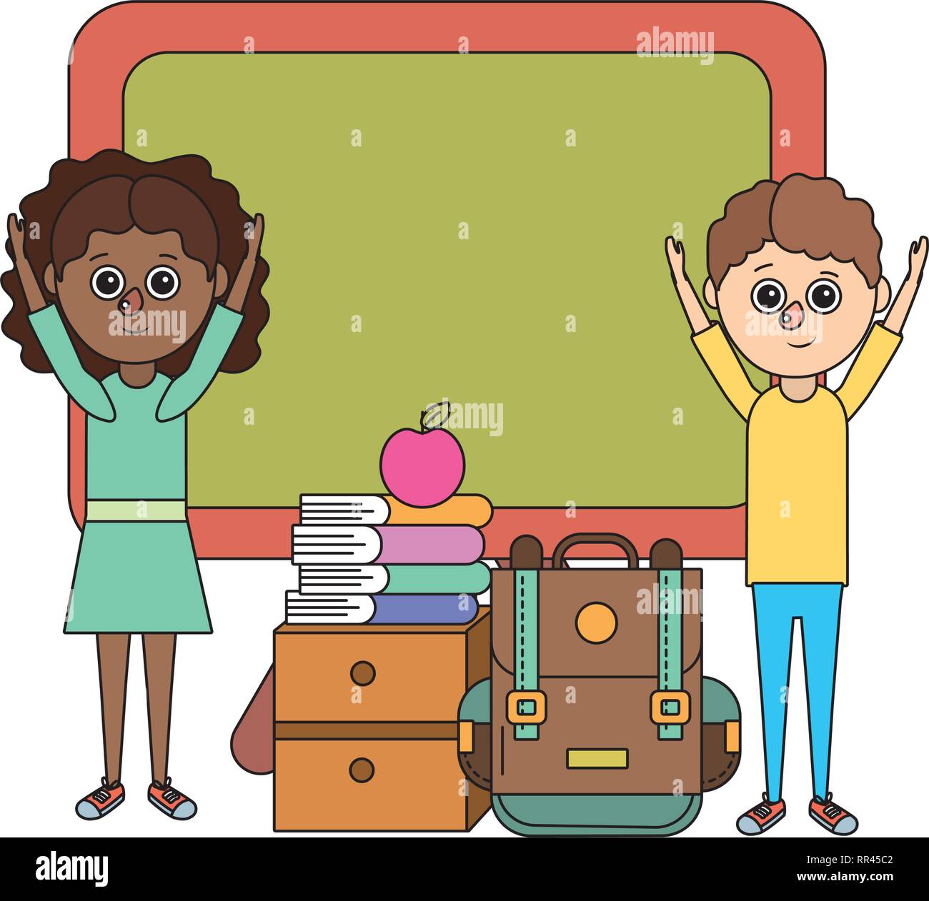 school education children cartoon Stock Vector Image & Art - Alamy