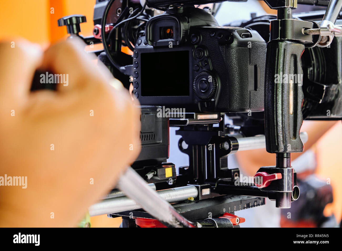 Film Crew Background Stock Photo - Alamy